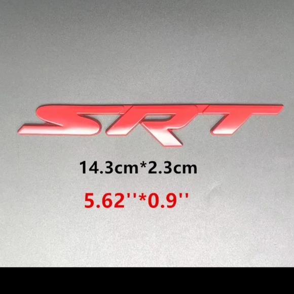 Other | New Srt Emblem 562 3m Adhesive Backing Choose Color Grill Badge ...